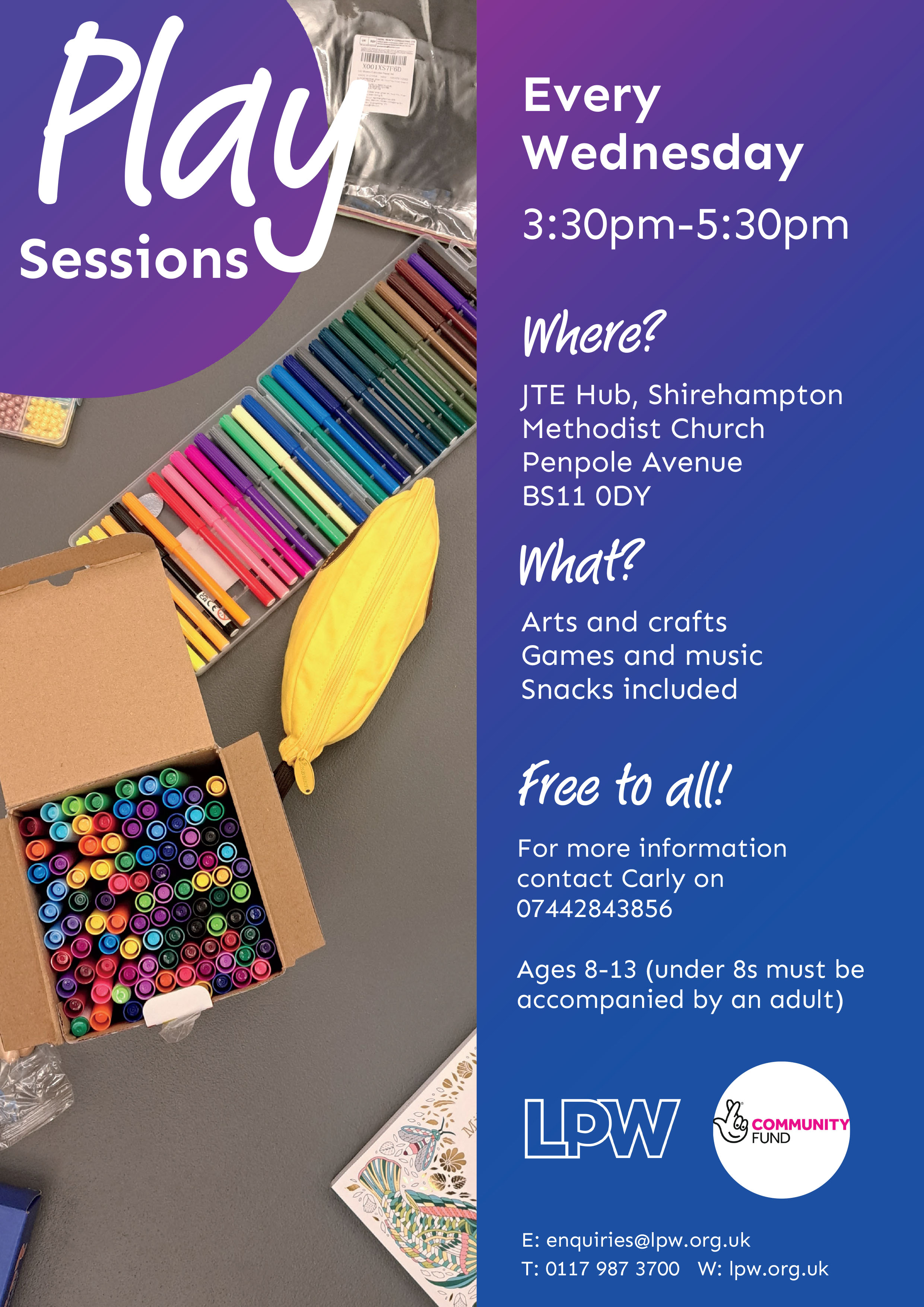 Wednesday Play Sessions – Shirehampton Hub